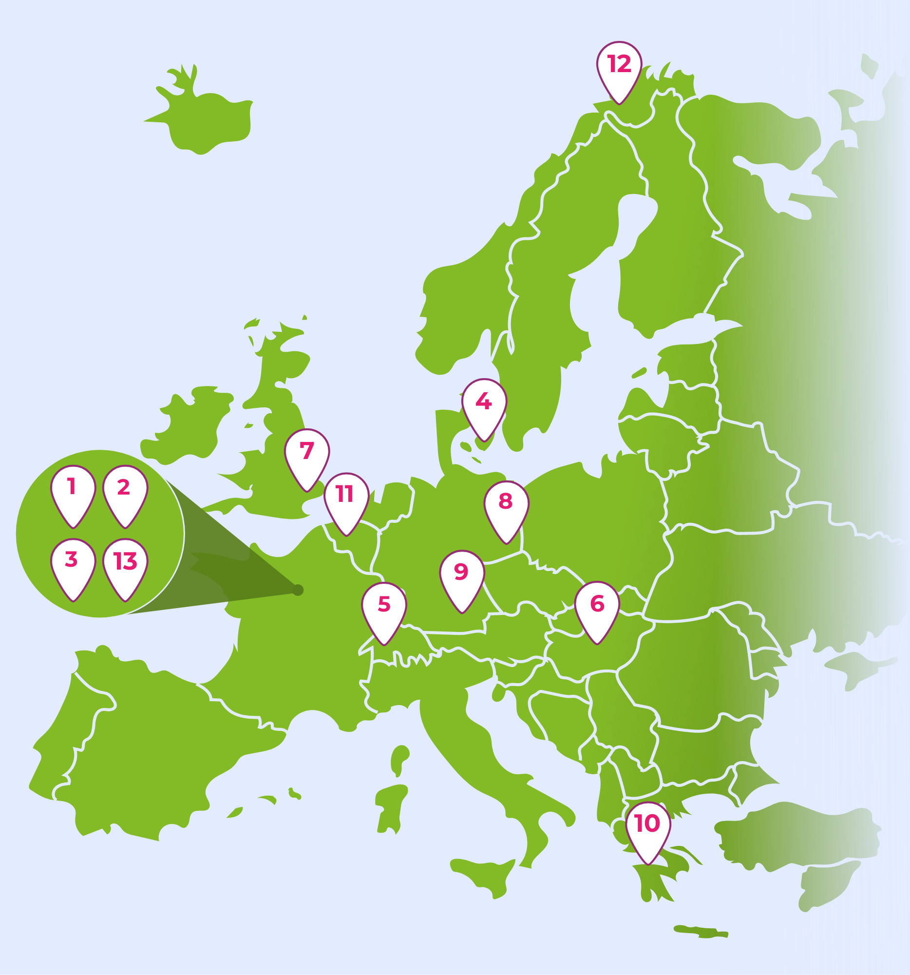 Consortium map - Remedia